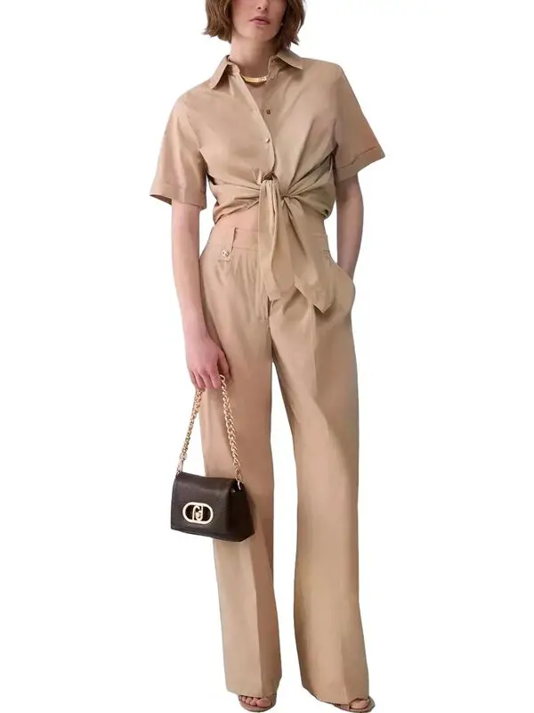 Liu Jo Tie-front Shirt - Neutrals