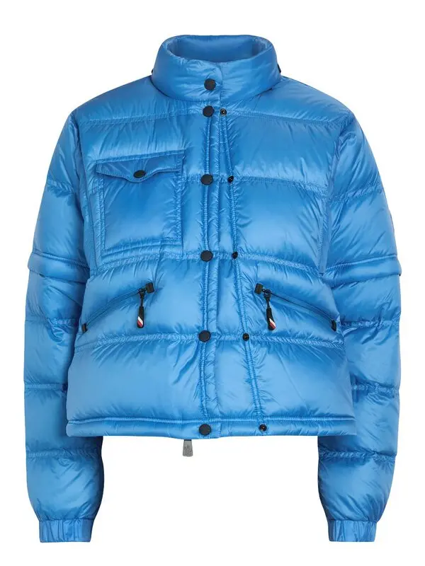 Moncler Mauduits Padded Shell Bomber Jacket - Blue