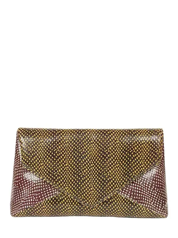 Dries Van Noten Large Envelope Leather Shoulder Bag - Brown