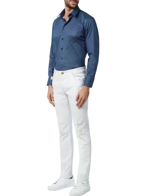 BILLIONAIRE Long-sleeves Shirt - Blue