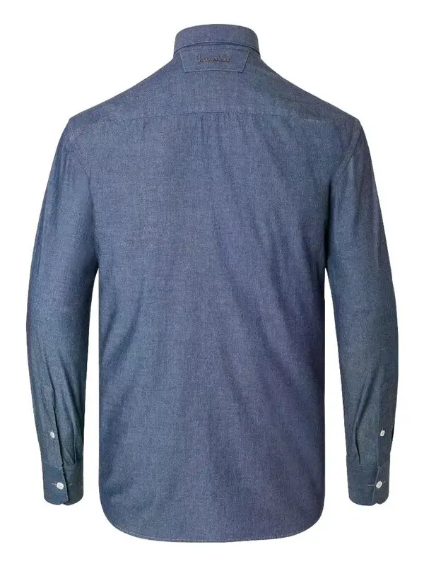 BILLIONAIRE Daniel Cotton Shirt - Blue