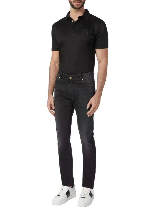 BILLIONAIRE Members Only Straight-cut Jeans - Black