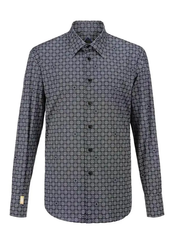 BILLIONAIRE Macclesfield Shirt - Grey