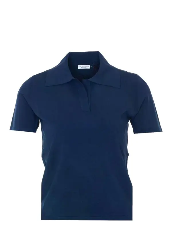 ROBERTO COLLINA Short Sleeve Polo-collar T-shirt - Blue