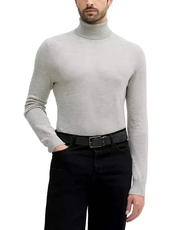 Sisley Roll-neck Sweater - Grey