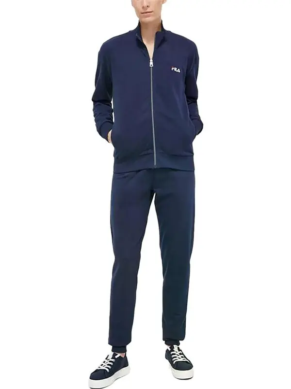 FILA Embroidered-logo Zip-up Tracksuit - Blue