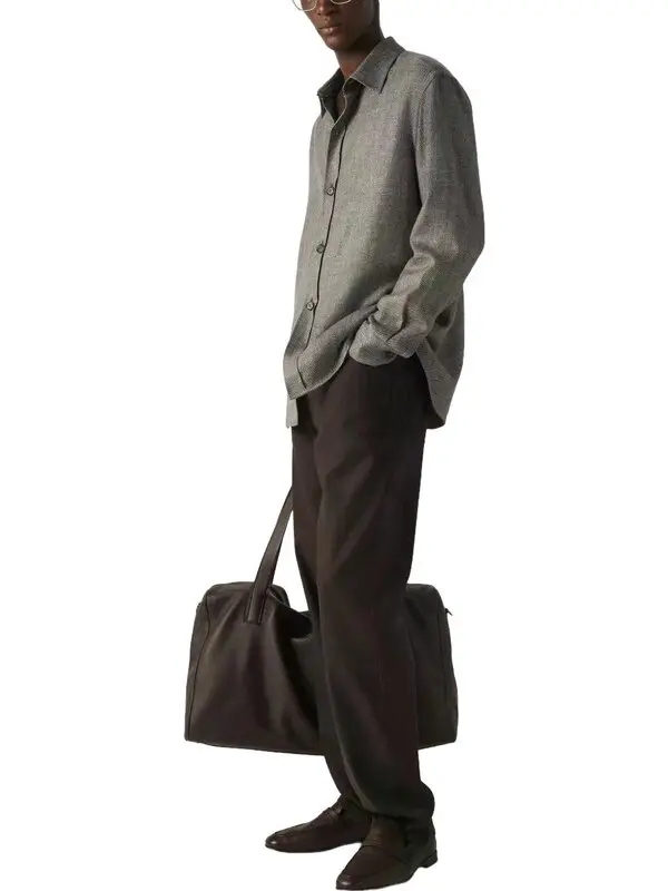 Zegna Buttoned Overshirt - Brown