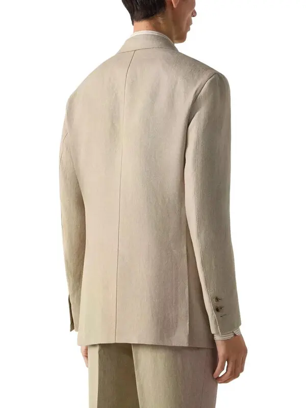 Zegna Double-breasted Oasi Jacket - Neutrals