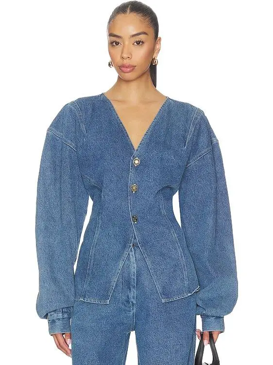 DEME BY GABRIELLA The Lynn Top - Blue