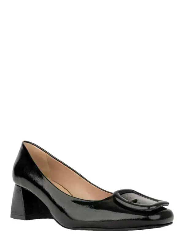 SERGIO MORETTI FIRENZE Buckle-detail Heeled Pumps - Black