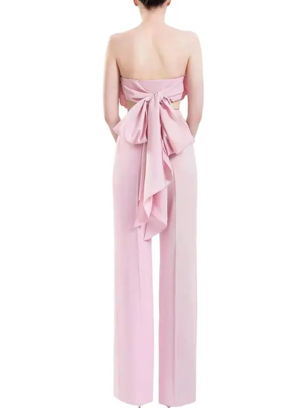 SAIID KOBEISY 3d Flowers Top - Pink