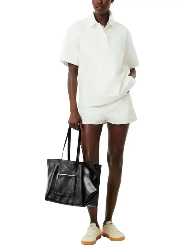 Lacoste Large Lite Glossy Tote Bag - Black