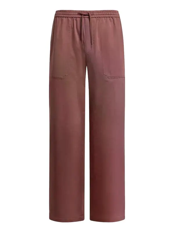 12 STOREEZ Drawstring Pocket Trousers - Red