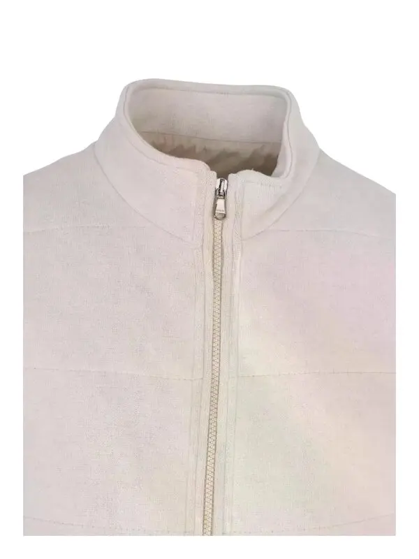 BARBA NAPOLI Zip-fastening Quilted Gilet - Neutrals