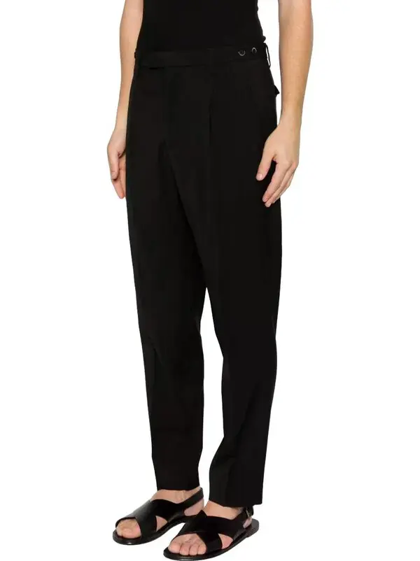Barena Venezia Masco Tropical Buttoned Trousers - Black
