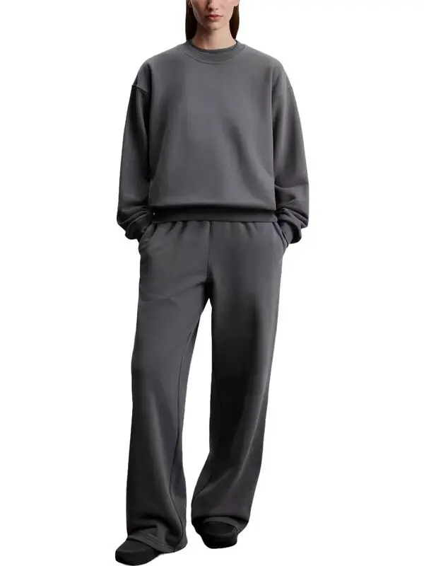 12 STOREEZ Elastic-waist Track Pants - Grey