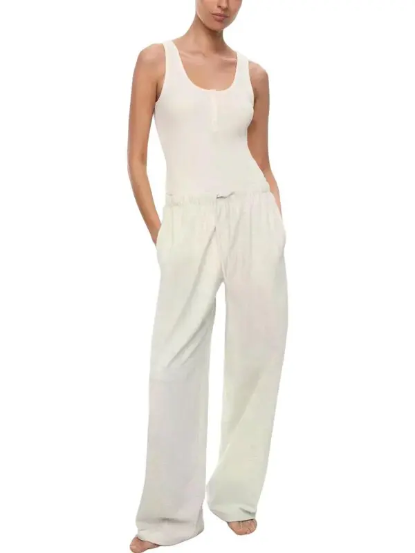 12 STOREEZ Phoebe Ribbed Tank Top - Neutrals