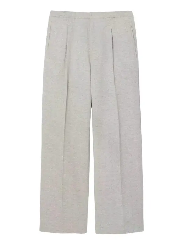 Lacoste Pleated Trousers - Grey