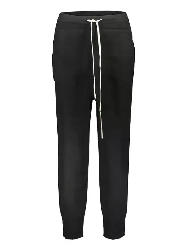 Rick Owens Drawstring Knitted Trousers - Black
