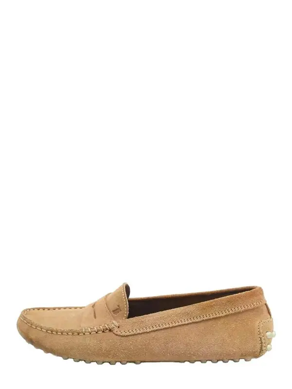 TOD'S Pre-owned Suede Loafers - Brown