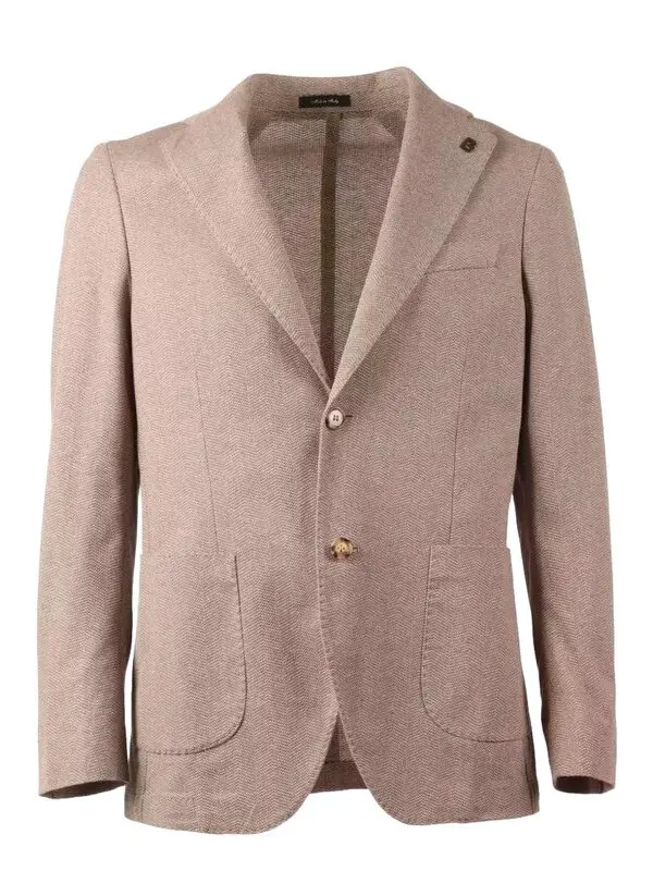 BRERA Single-breasted Blazer - Neutrals