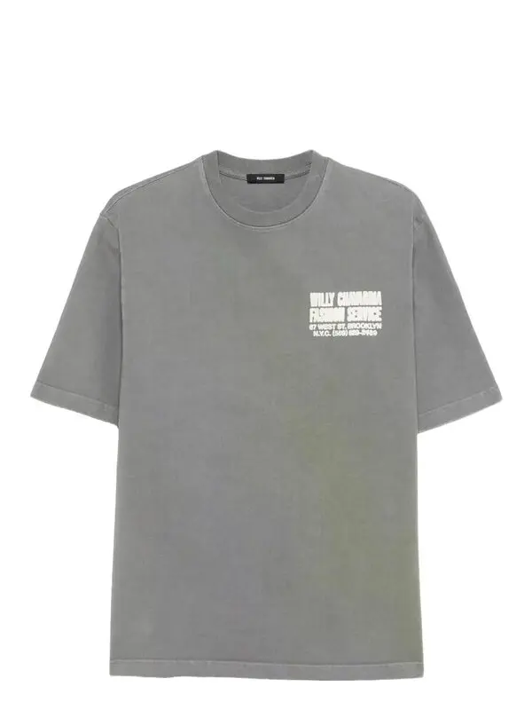 WILLY CHAVARRIA Short-sleeve Round-neck T-shirt - Grey