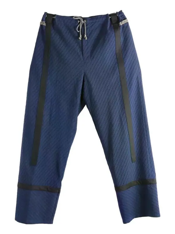 KIKO KOSTADINOV Kyan Patterned Trousers - Blue