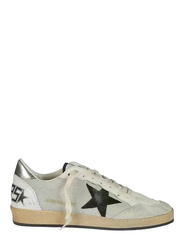 GOLDEN GOOSE Ball Star Sneakers With Star Motif - Grey