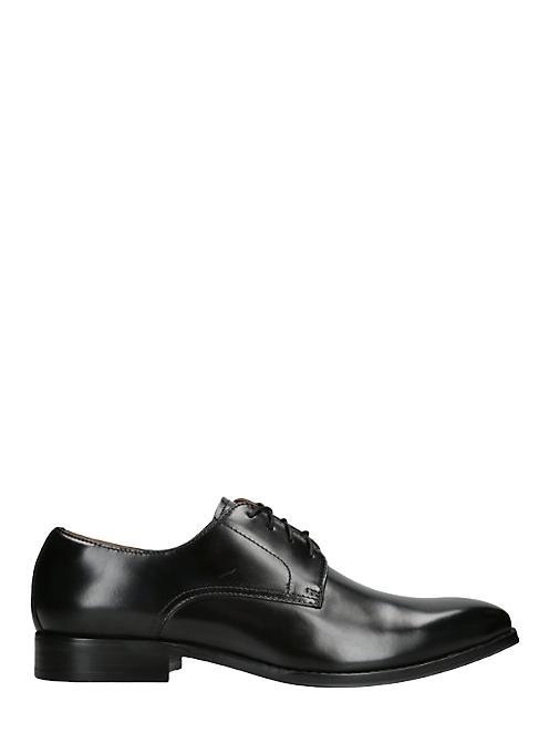 Steve Madden Parscal Leather Lace-up Shoes - Black