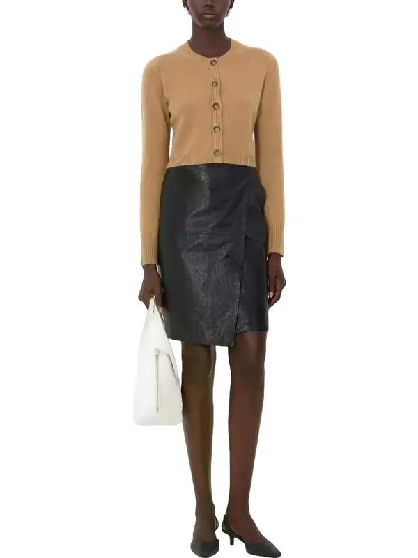 Loulou De Saison Zephir Cropped Cardigan - Neutrals