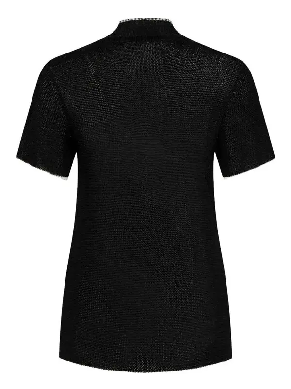 PARAMIDONNA Tiana Trim Top - Black