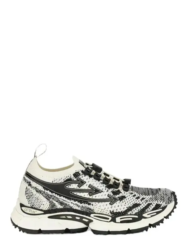 Off-White Be Right Back Knitted Logo Sneakers - Neutrals