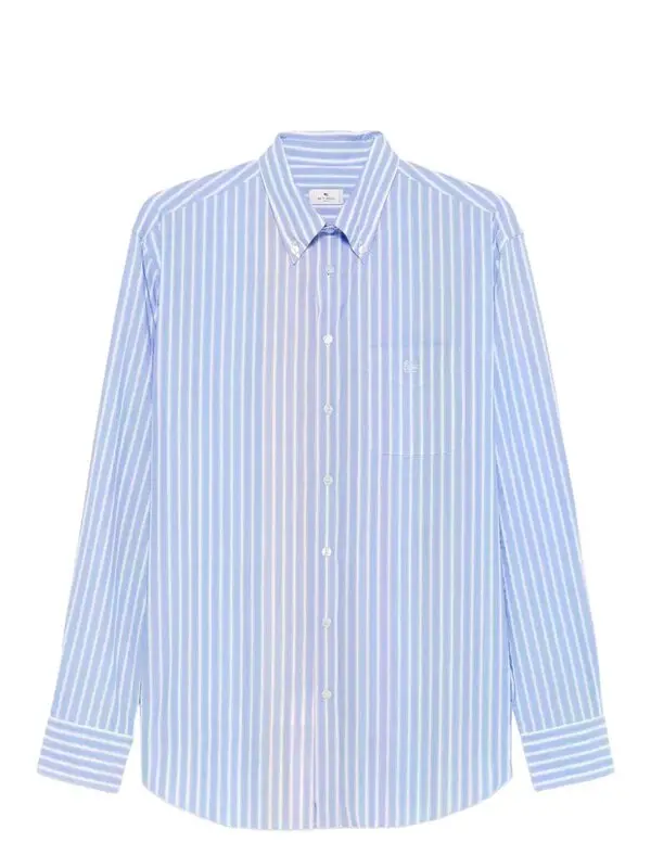 Etro Striped Button-down Shirt - Blue