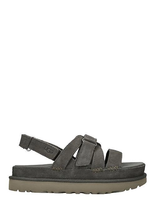UGG Goldenstar Gleam Suede Sandals - Grey/dark