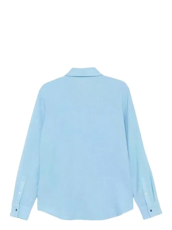 GOD'S TRUE CASHMERE Cashmere Flap-pocket Shirt - Blue