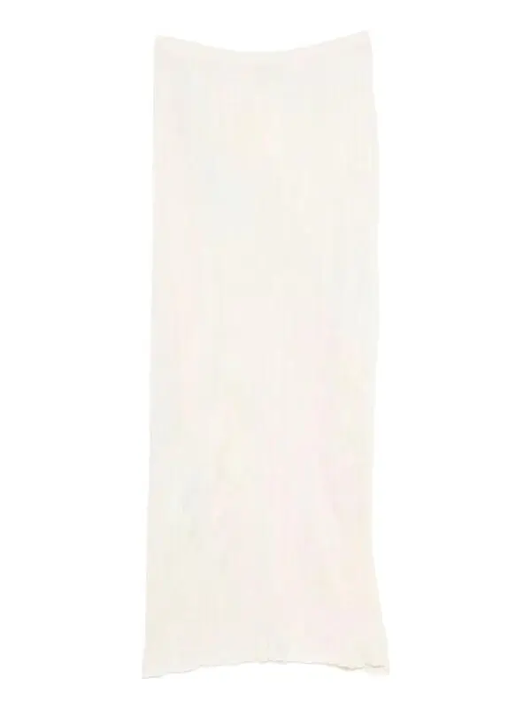 TOTEME Crinkled Midi Skirt - Neutrals