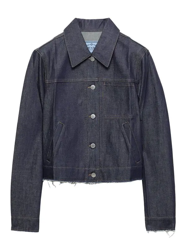 Prada Raw Denim Jacket - Navy