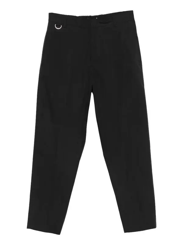 LOW BRAND Tailored Trousers With Elasticated Waistband - Black