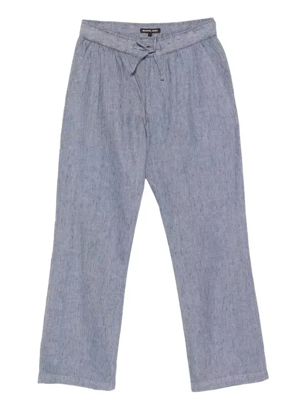Michael Kors Drawstring Waist Trousers - Blue
