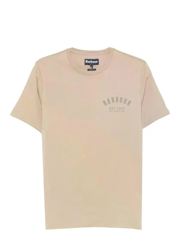 Barbour Preppy Logo-print T-shirt - Neutrals