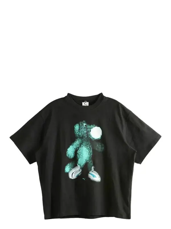 PUMA House Of Graphics Print-detail T-shirt - Black