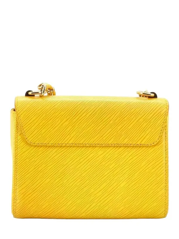 LOUIS VUITTON Braided Chain Twist Bag Epi Leather Mm Crossbody Bag - Yellow