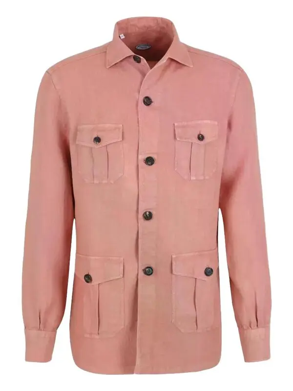 VINCENZO DI RUGGIERO Four-pocket Shirt Jacket - Pink