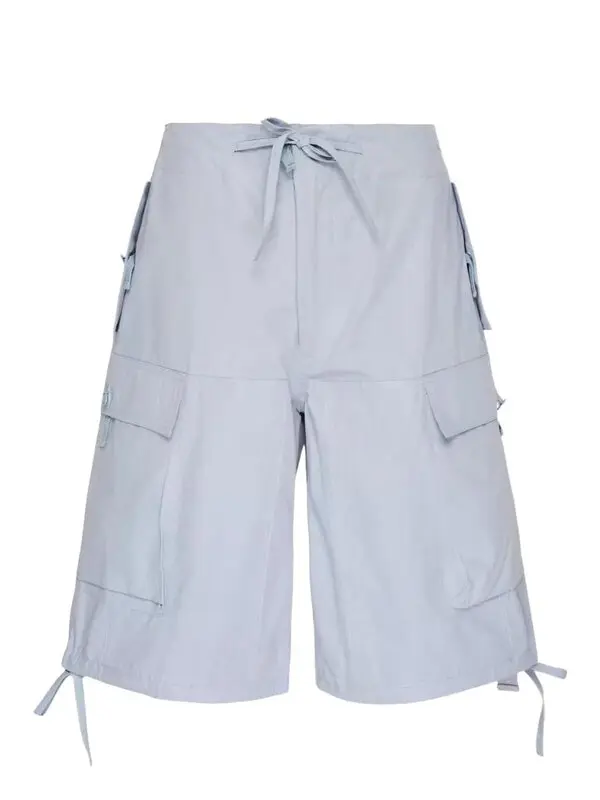 PEACEMAKER OAMC Multi-pocket Drawstring-hem Shorts - Blue