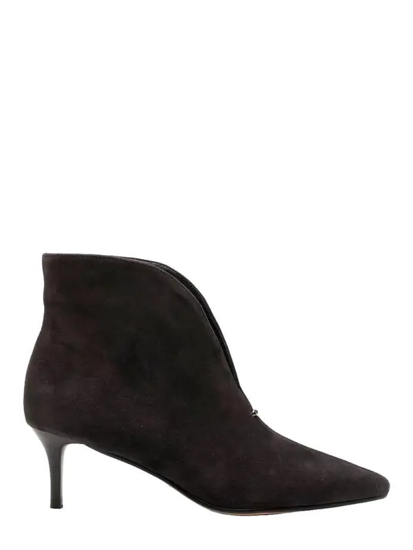 SERGIO MORETTI FIRENZE Suede Ankle Boots - Brown