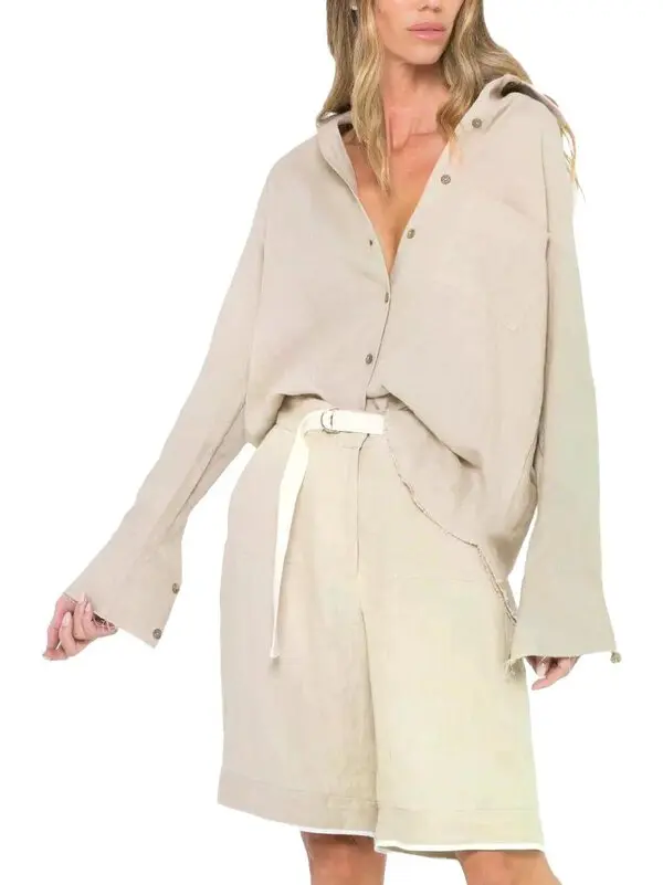 JBQ Marley Knee-length Shorts - Neutrals
