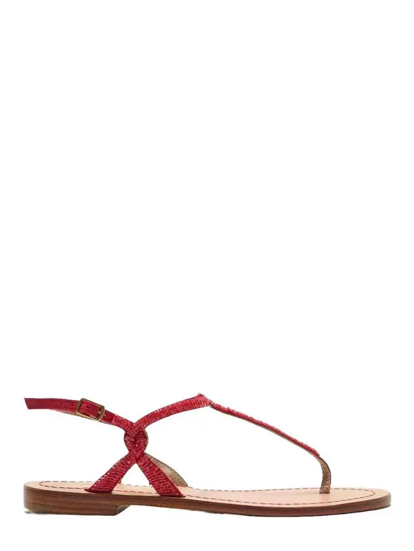 Malìparmi Cuts & Beads Sandals - Red