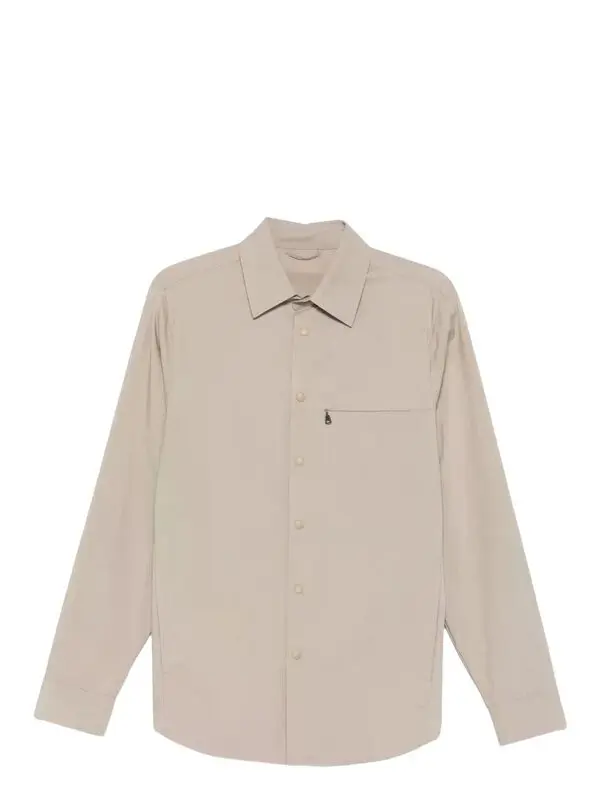 Aspesi Zip-pocket Long-sleeve Shirt - Neutrals