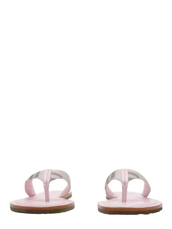 Burberry Check Pavilion Sandals - Pink