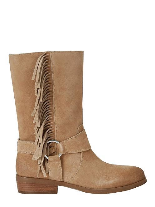 Kurt Geiger Trist Suede Boots - Camel